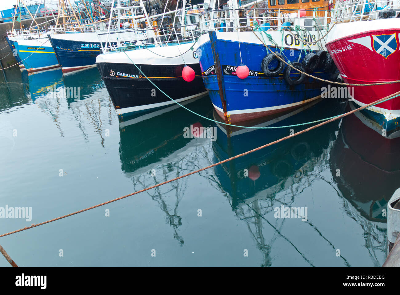 Fishing trawlers, Mallaig, Highland Scotland Stock Photo - Alamy