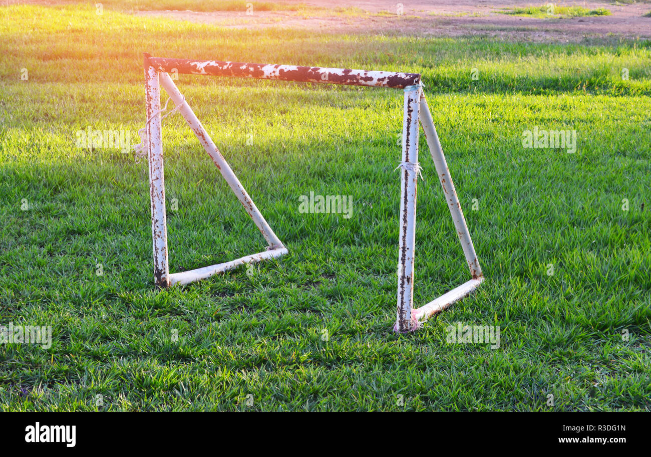 Football ground without grass hi-res stock photography and images - Alamy