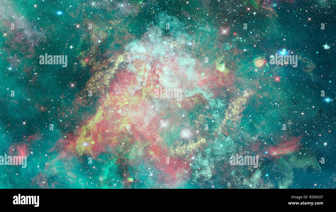 Cosmic art, science fiction wallpaper. Beauty of deep space. Elements ...