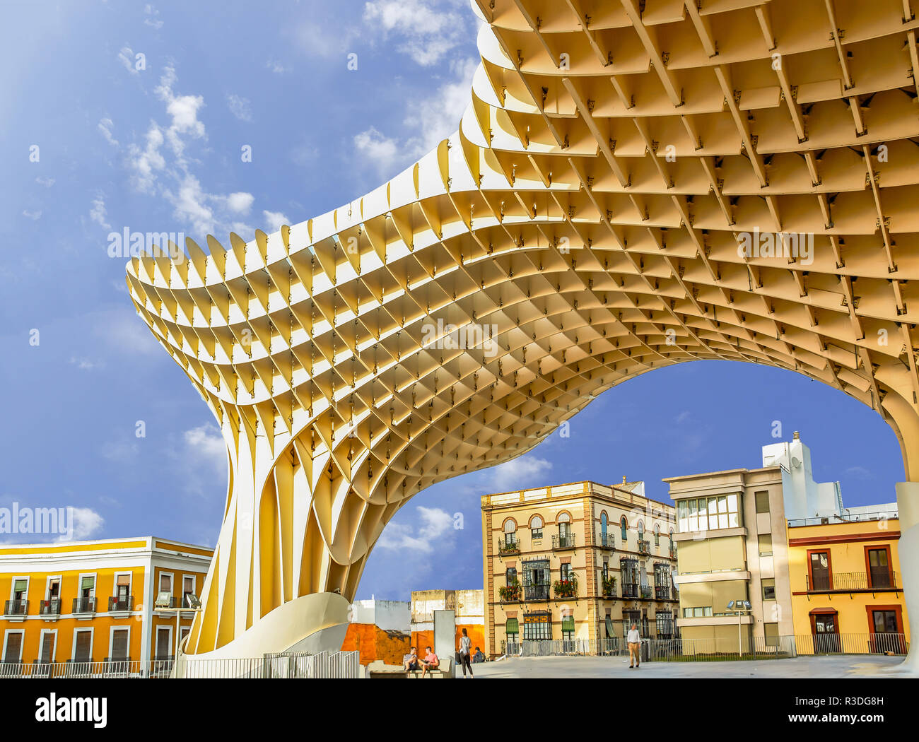 Historic buildings and monuments of Seville, Spain. Architectural ...