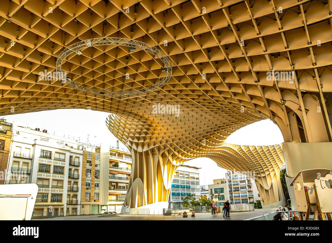 Historic buildings and monuments of Seville, Spain. Architectural ...