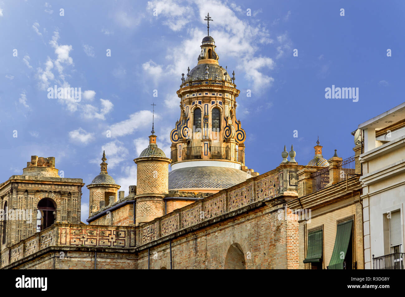 Historic buildings and monuments of Seville, Spain. Architectural ...