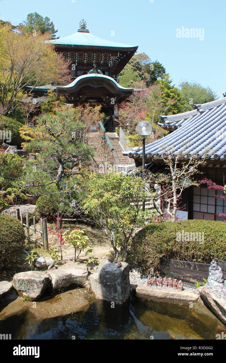 The Daisho-in temple in Miyajima (Japan Stock Photo - Alamy