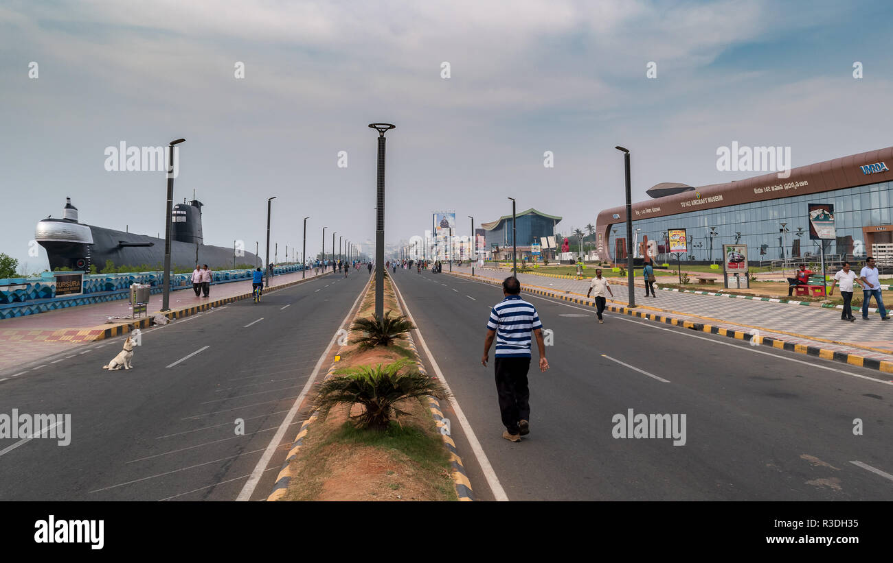 November 12,2018. Visakhapatnam, India. People doing various Healthy ...