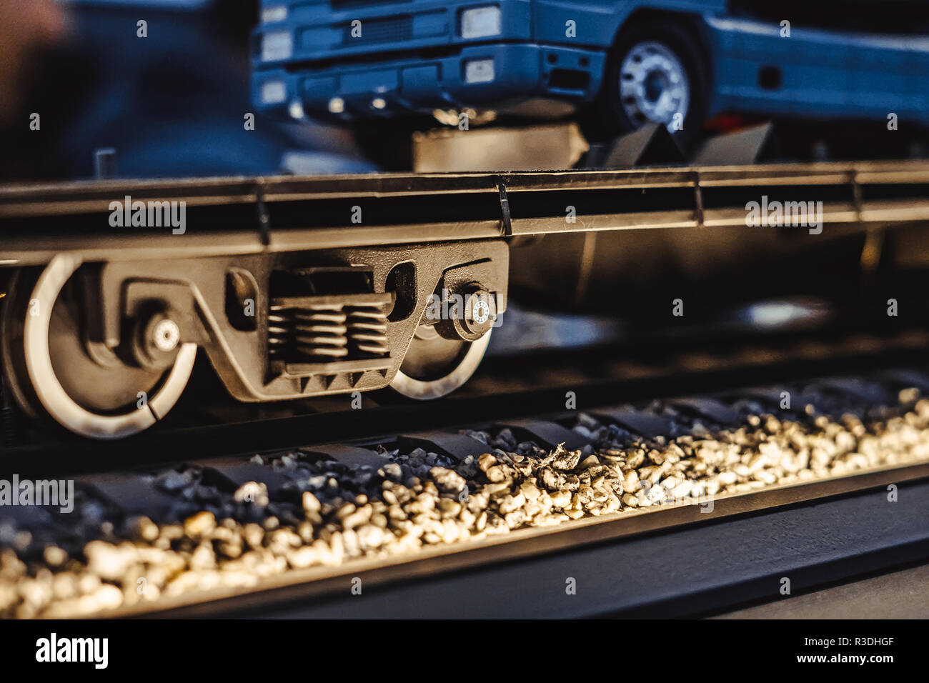 Car diesel train, toy Soviet locomotive Stock Photo - Alamy