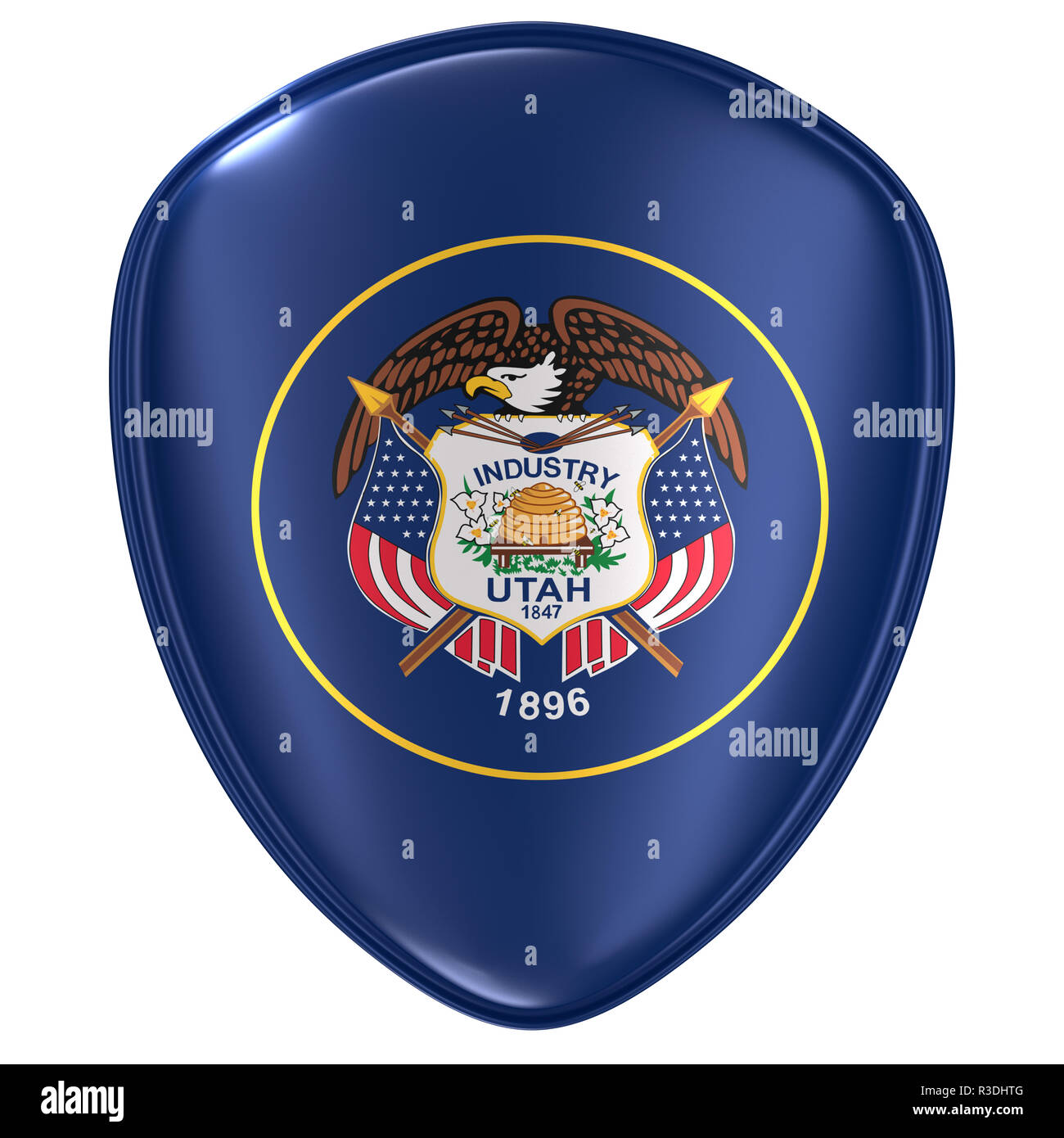 Utahn flag hi-res stock photography and images - Alamy