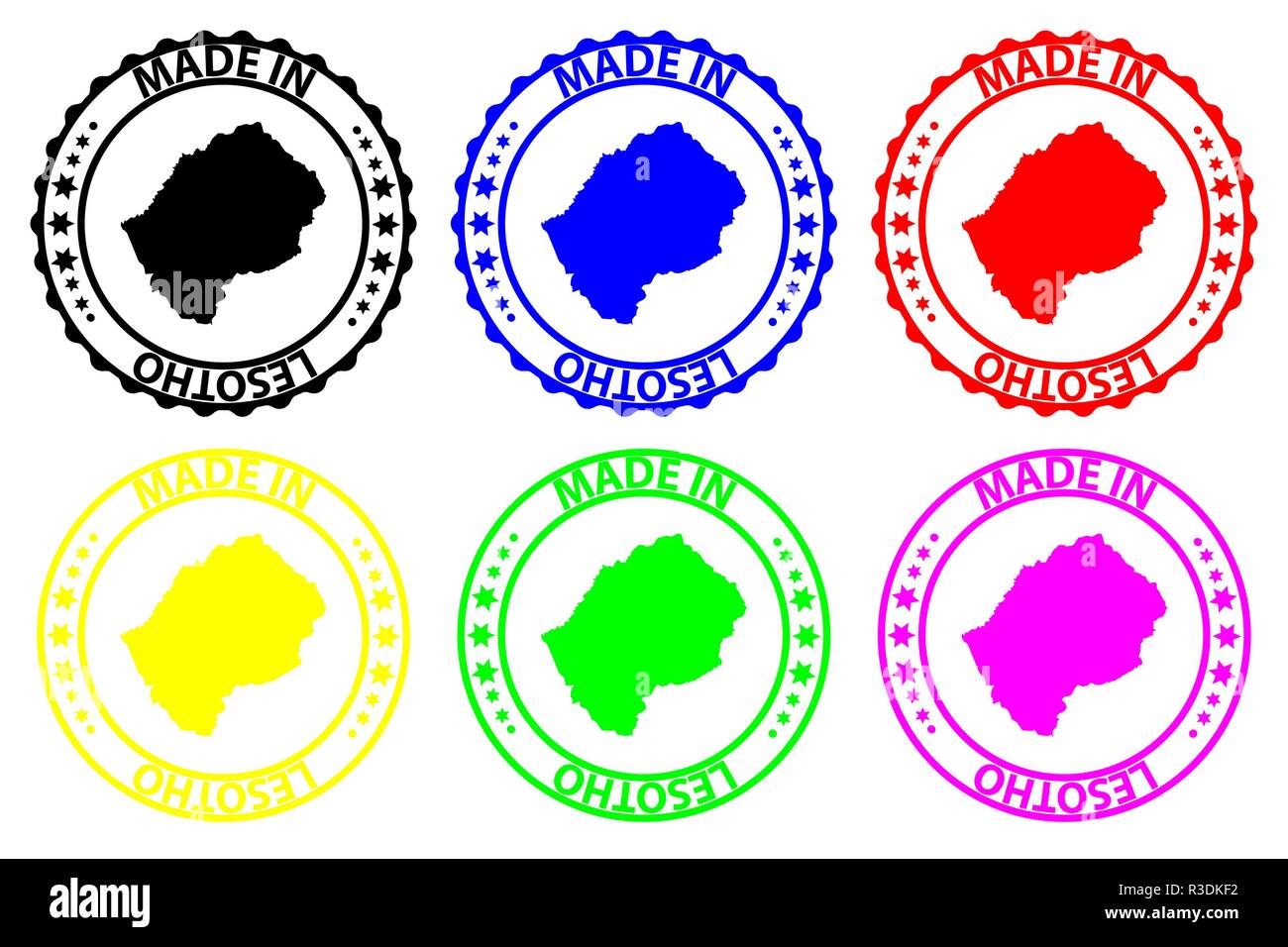 Lesotho postage stamp Stock Vector Images - Alamy