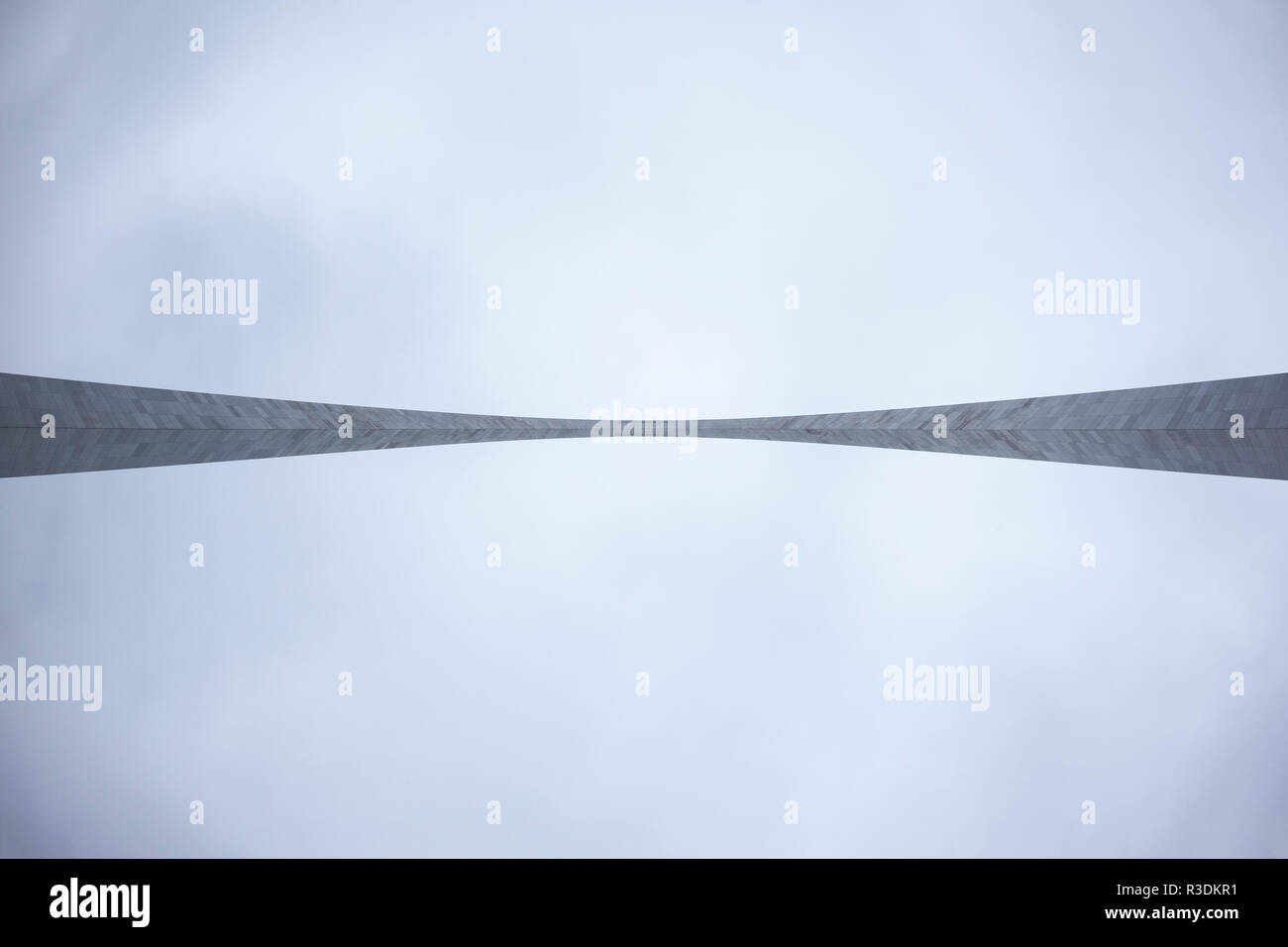 The Gateway Arch, a 630-foot (192 m) monument in St. Louis, Missouri ...