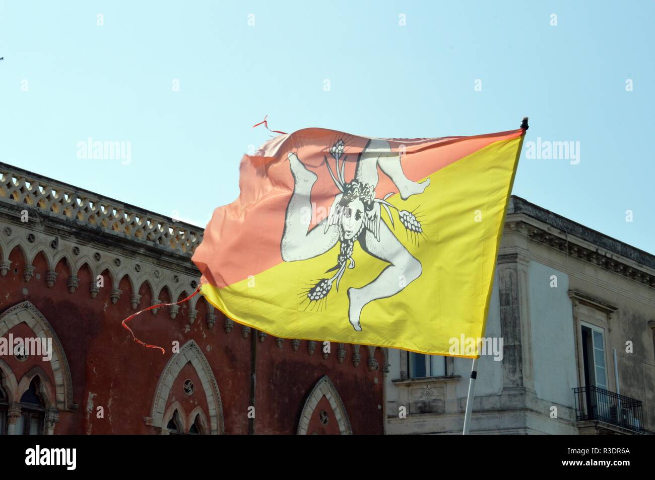 Trinacria, the symbol of sicily hi-res stock photography and images - Alamy