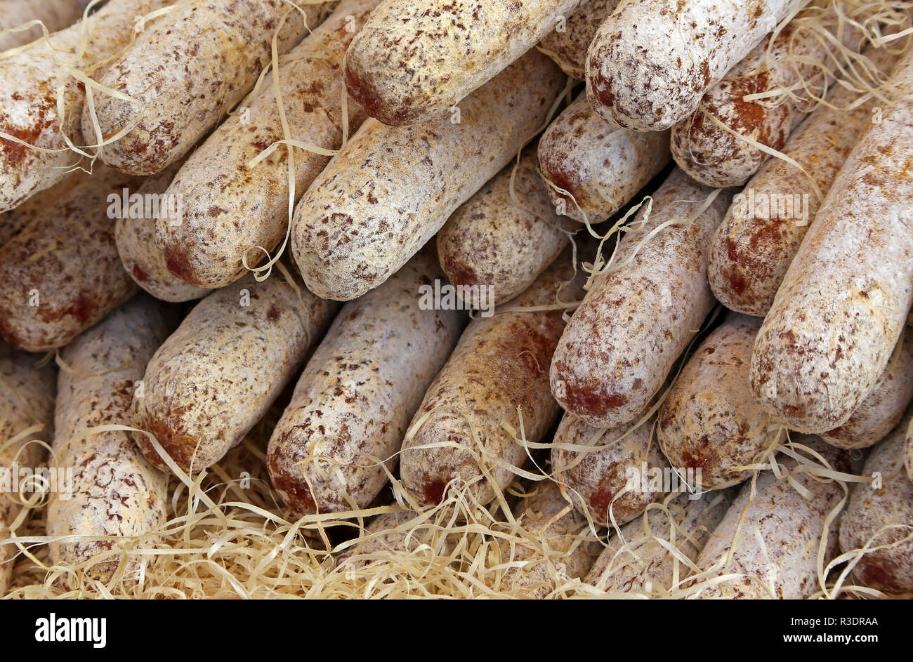 edible mold salami Stock Photo - Alamy