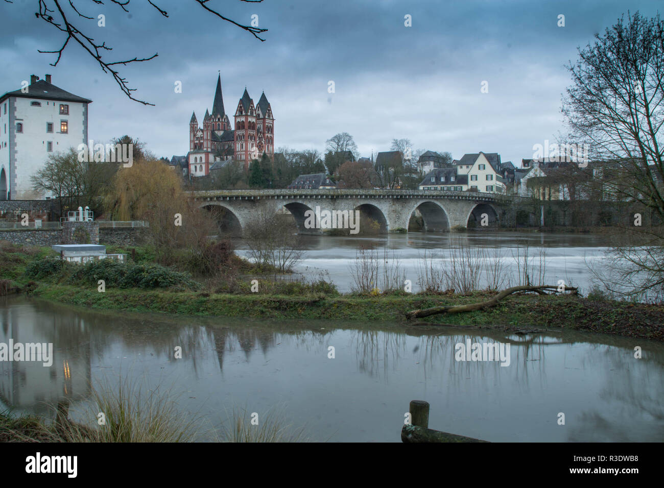 cathedral city limburg an der lahn Stock Photo - Alamy