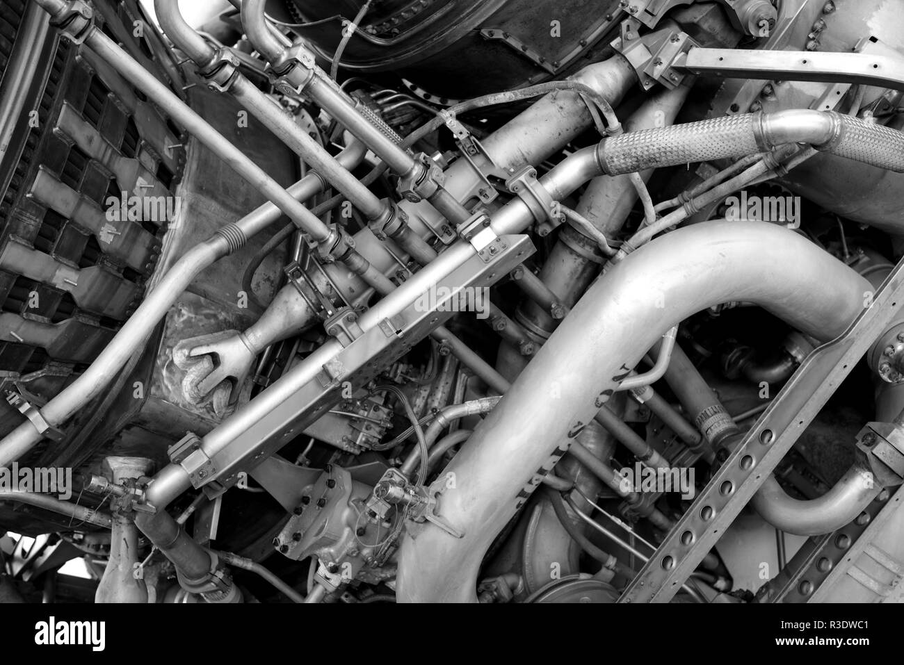 Rocket motor pipes hi-res stock photography and images - Alamy