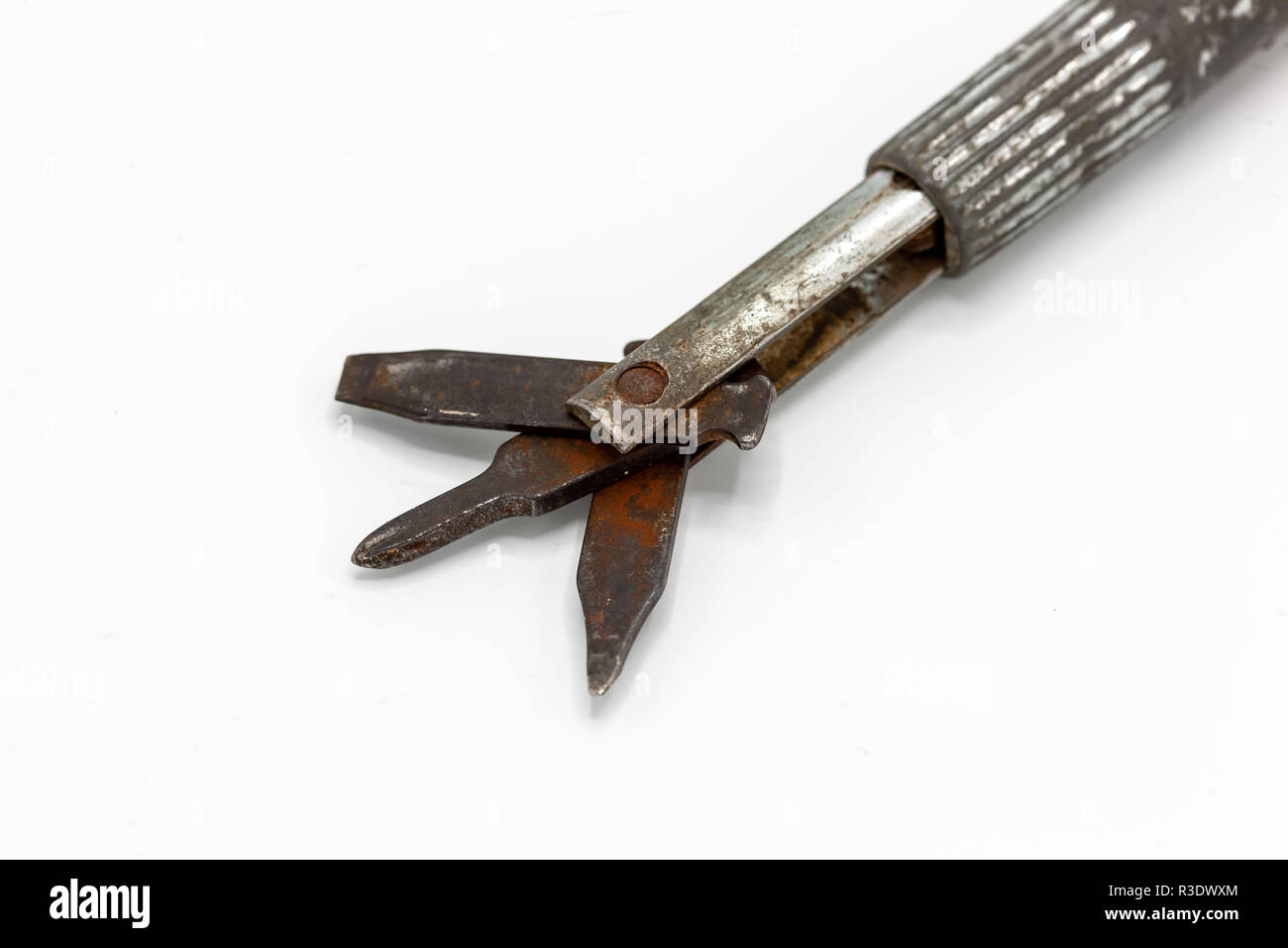 Tool vintage screwdriver old hi-res stock photography and images - Alamy
