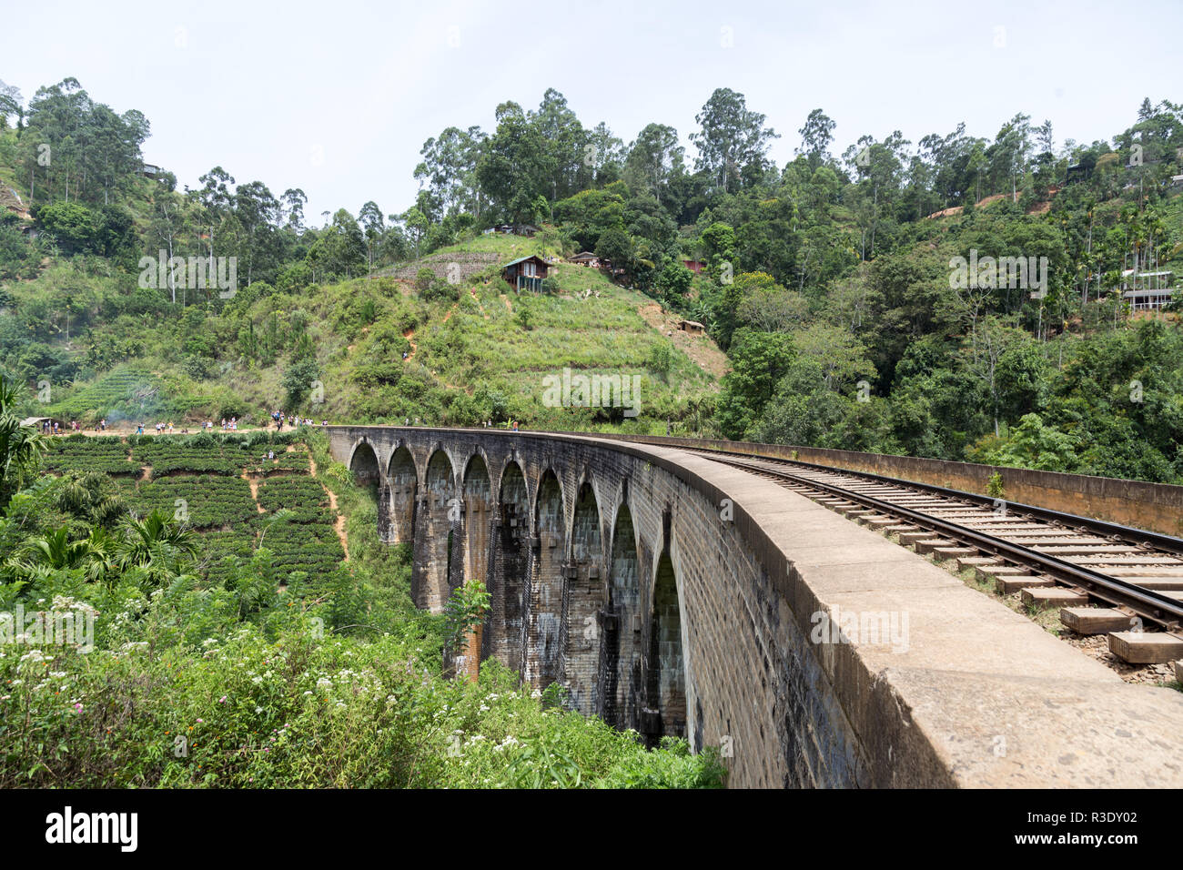 Famous Nine Arch Bridge in Demodara, Sri Lanka Stock Photo - Alamy