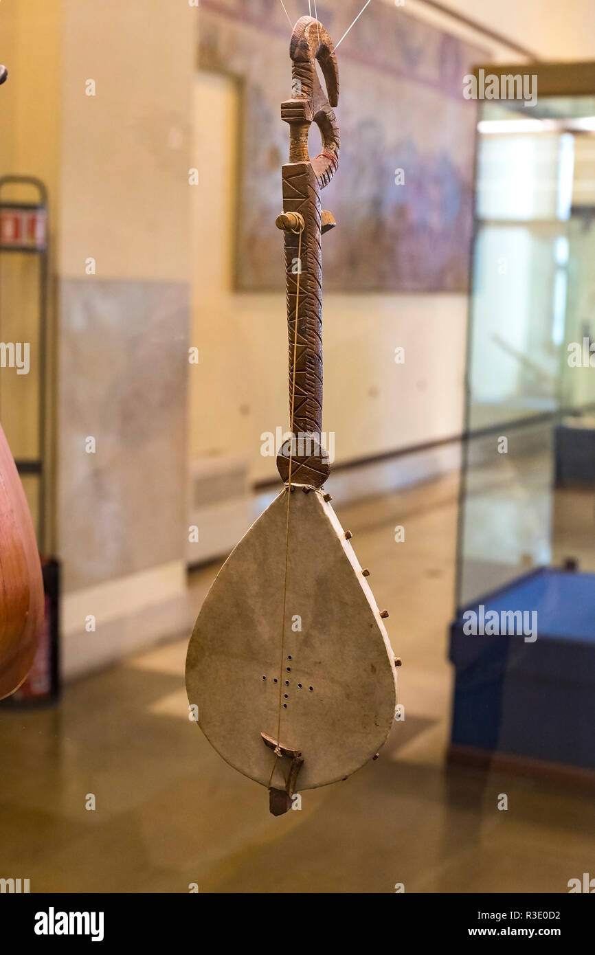 MILAN, ITALY - 6 JUNE 2018 : Exhibition of musical instruments of Milan ...