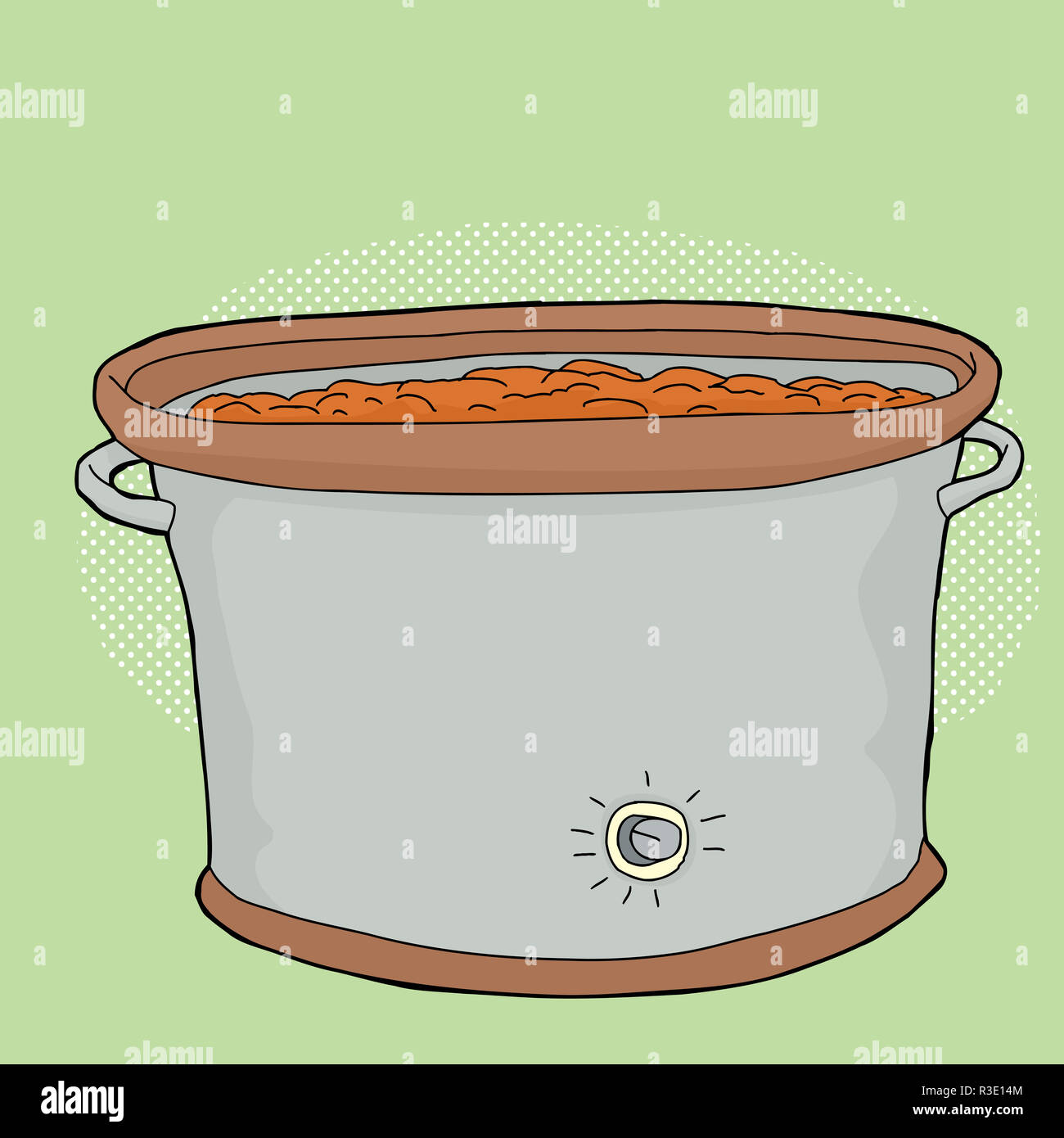 Slow cooker cartoon hi-res stock photography and images - Alamy
