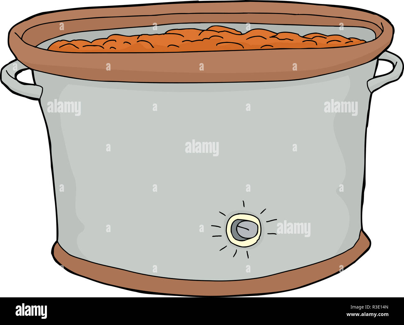 Slow cooker cartoon hi-res stock photography and images - Alamy