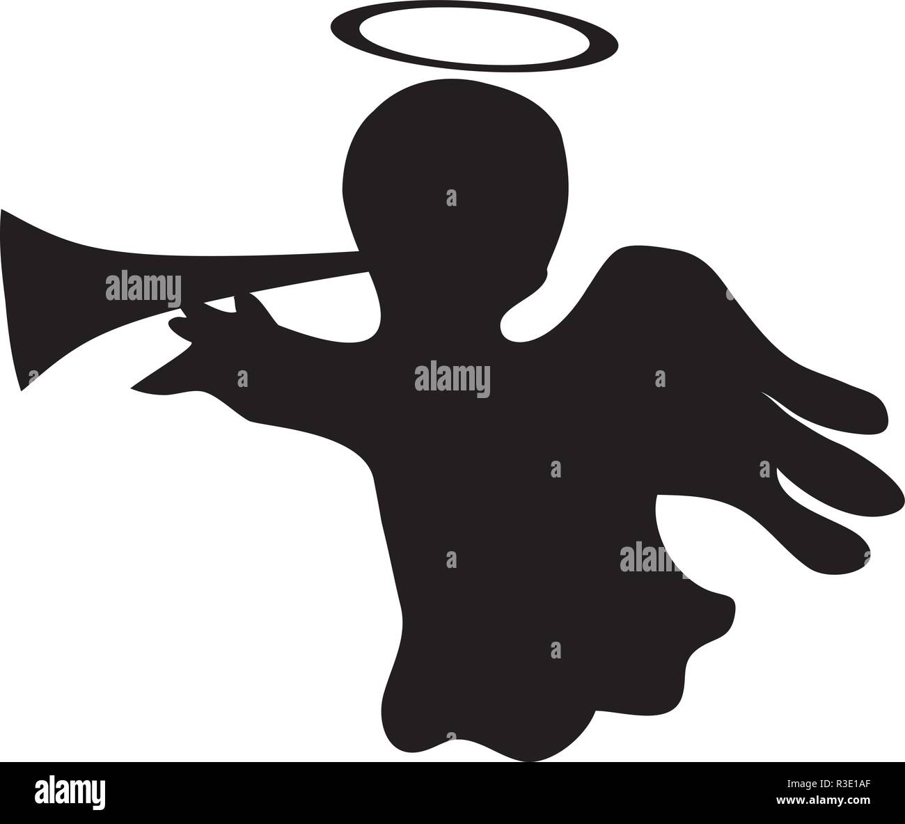Vectors backdrop angels Stock Vector Images - Alamy