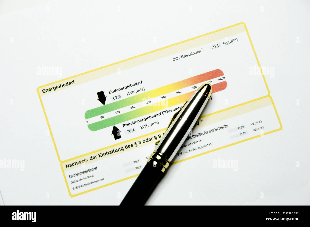 energy label,energy certification with filler Stock Photo - Alamy