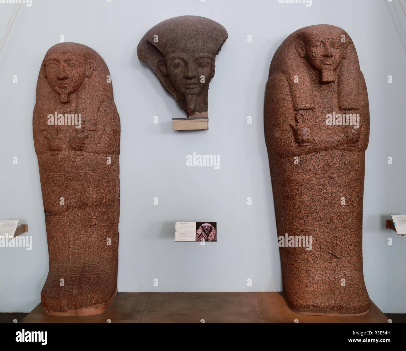 Egyptian exhibits at the British Museum, London, UK Stock Photo - Alamy