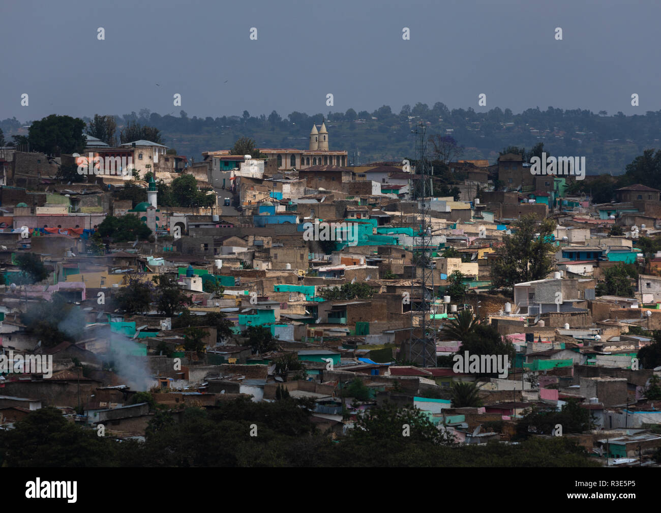 View of harar jugol old town, Harari Region, Harar, Ethiopia Stock ...