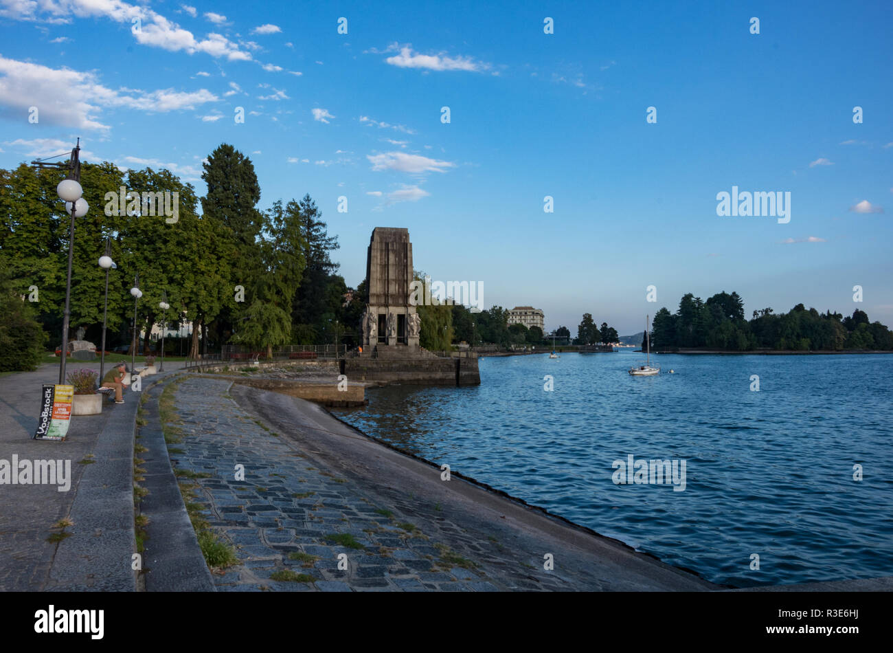 Pallanza , Italy - September 7, 2018: General Cadorna Mausoleum in ...
