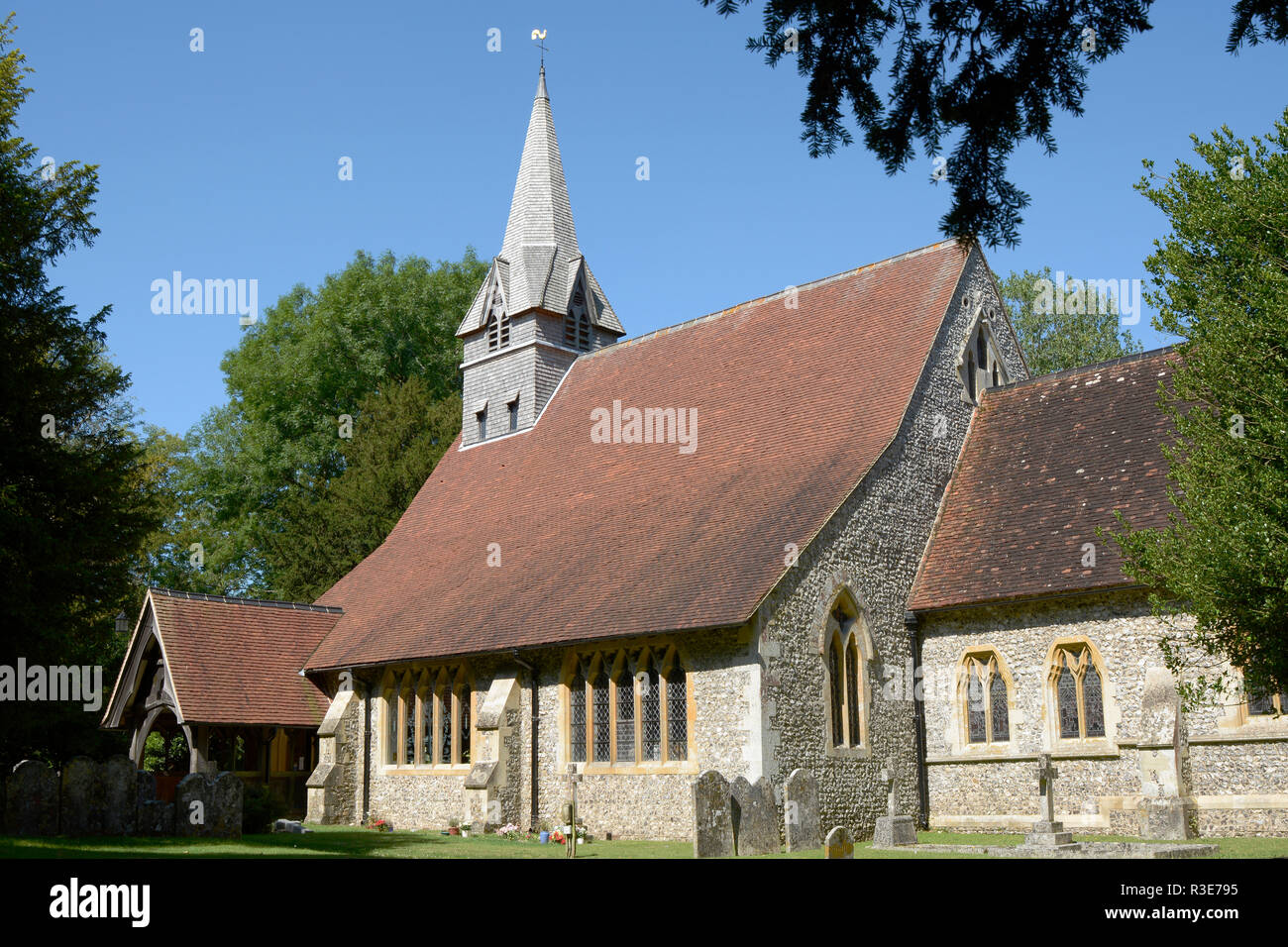 Wherwell church hi-res stock photography and images - Alamy