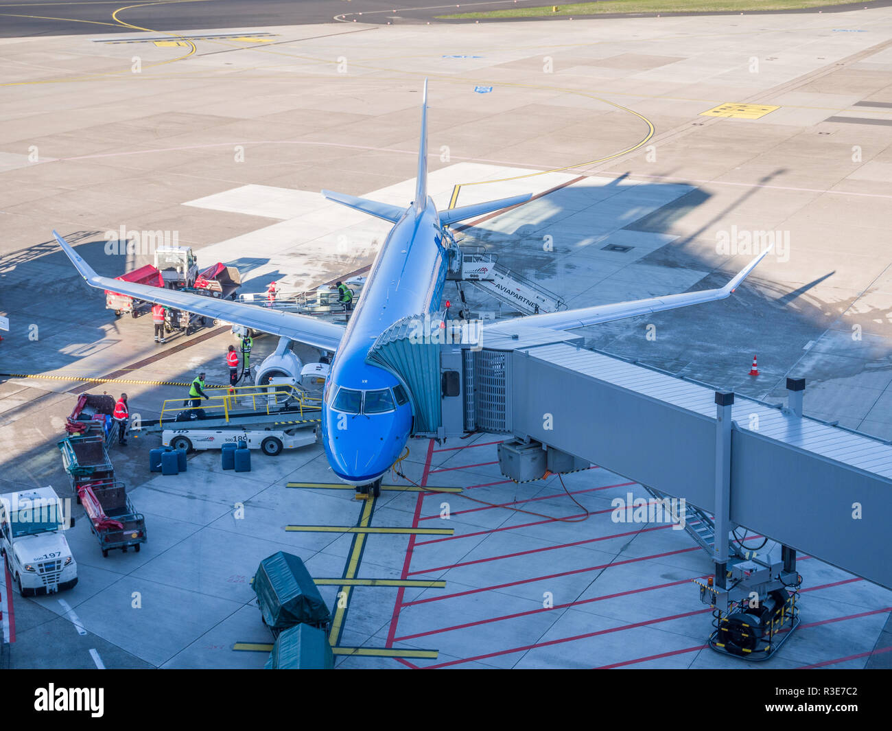 Preparing for flight Stock Photo - Alamy