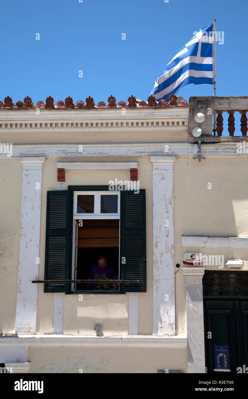 Greek shutters hi-res stock photography and images - Alamy