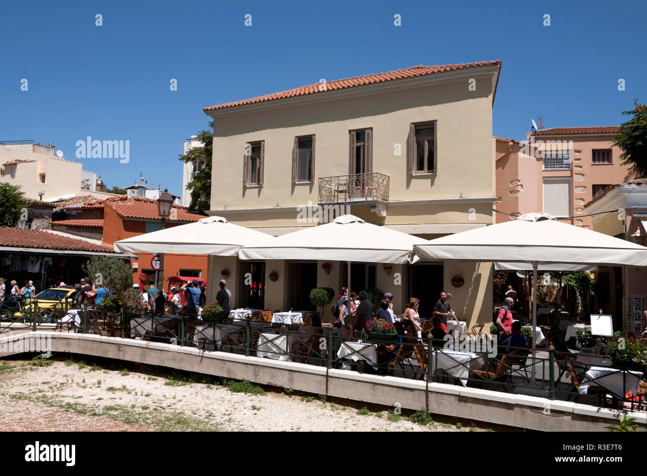 daphnes restaurant lisikratous plaka athens greece Stock Photo - Alamy