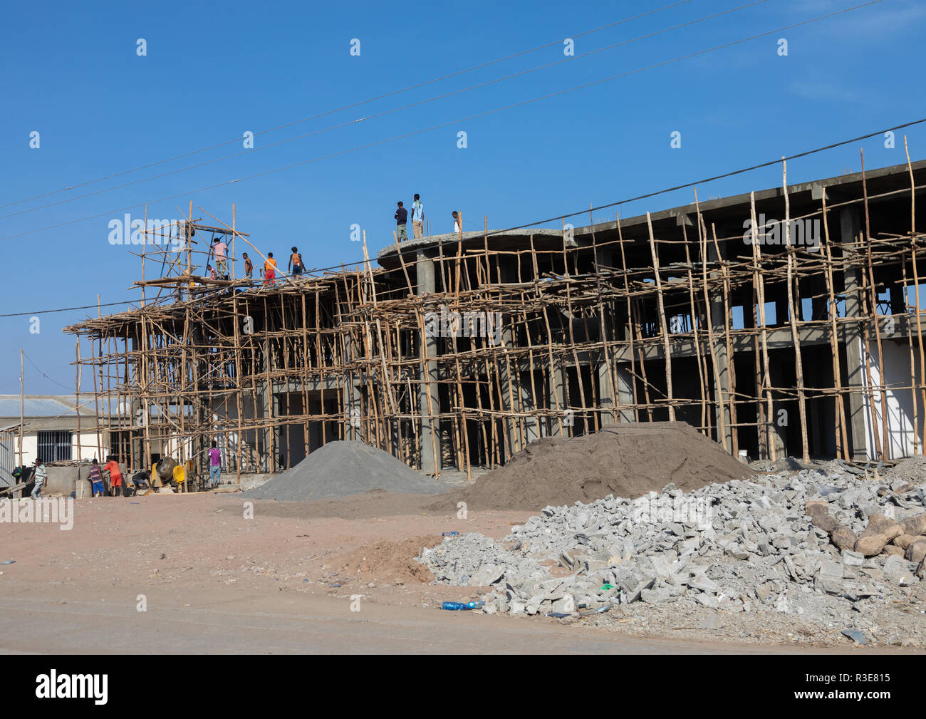Scaffolding in ethiopia africa hi-res stock photography and images - Alamy