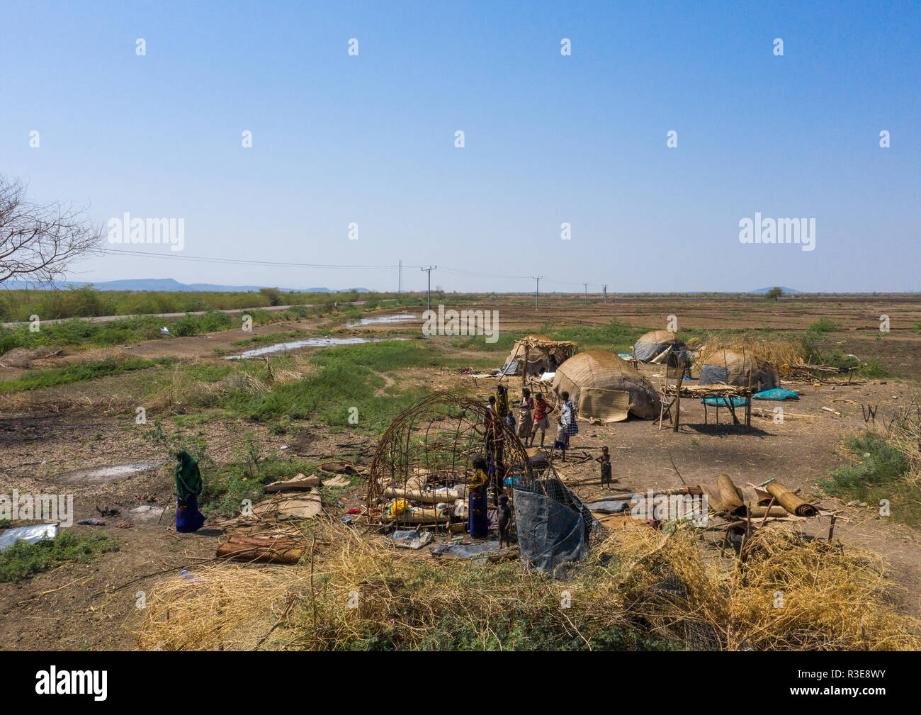 Rural village ethiopia housing hi-res stock photography and images - Alamy