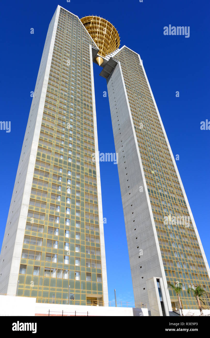 skyscrapers in benidorm - costa blanca - spain Stock Photo - Alamy