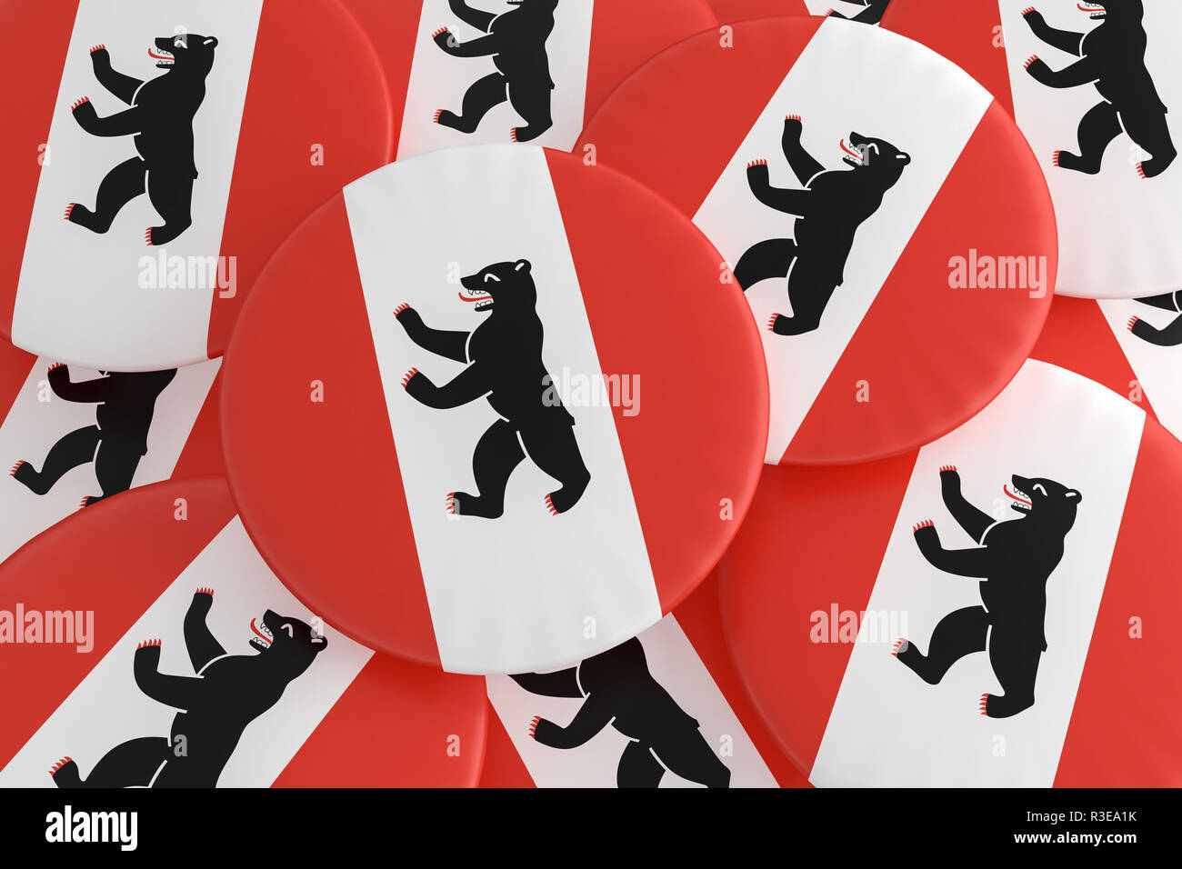 Berlin bear flag hi-res stock photography and images - Alamy