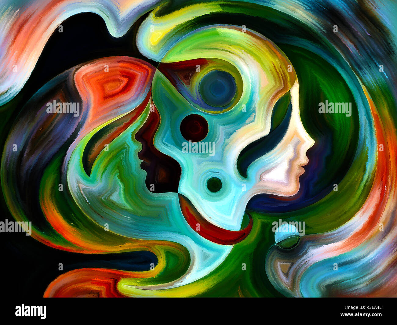 Human understanding painting hi-res stock photography and images - Alamy