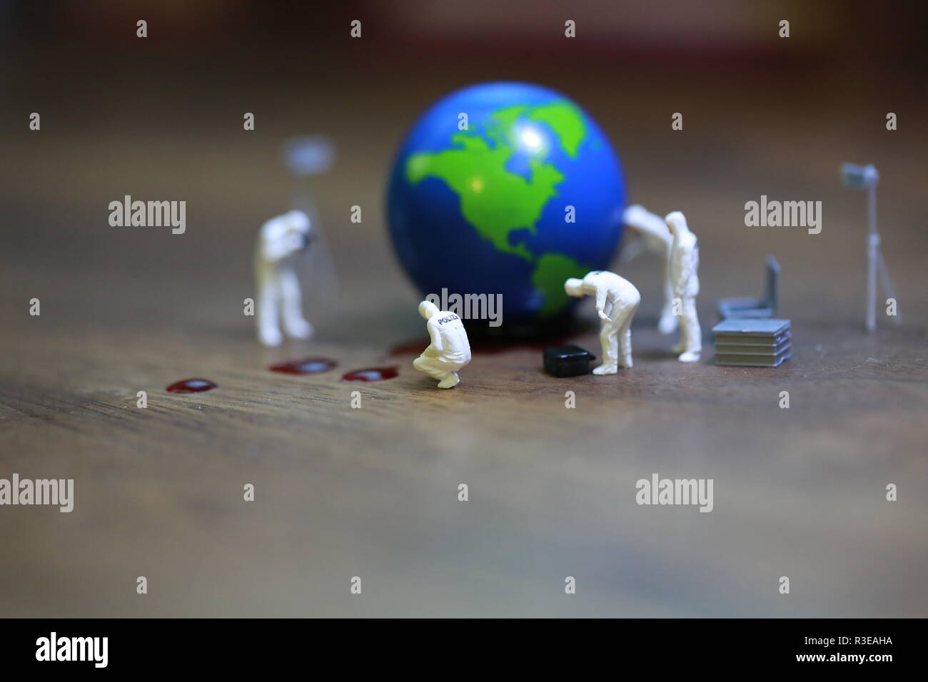 earth pollution surreal Stock Photo - Alamy