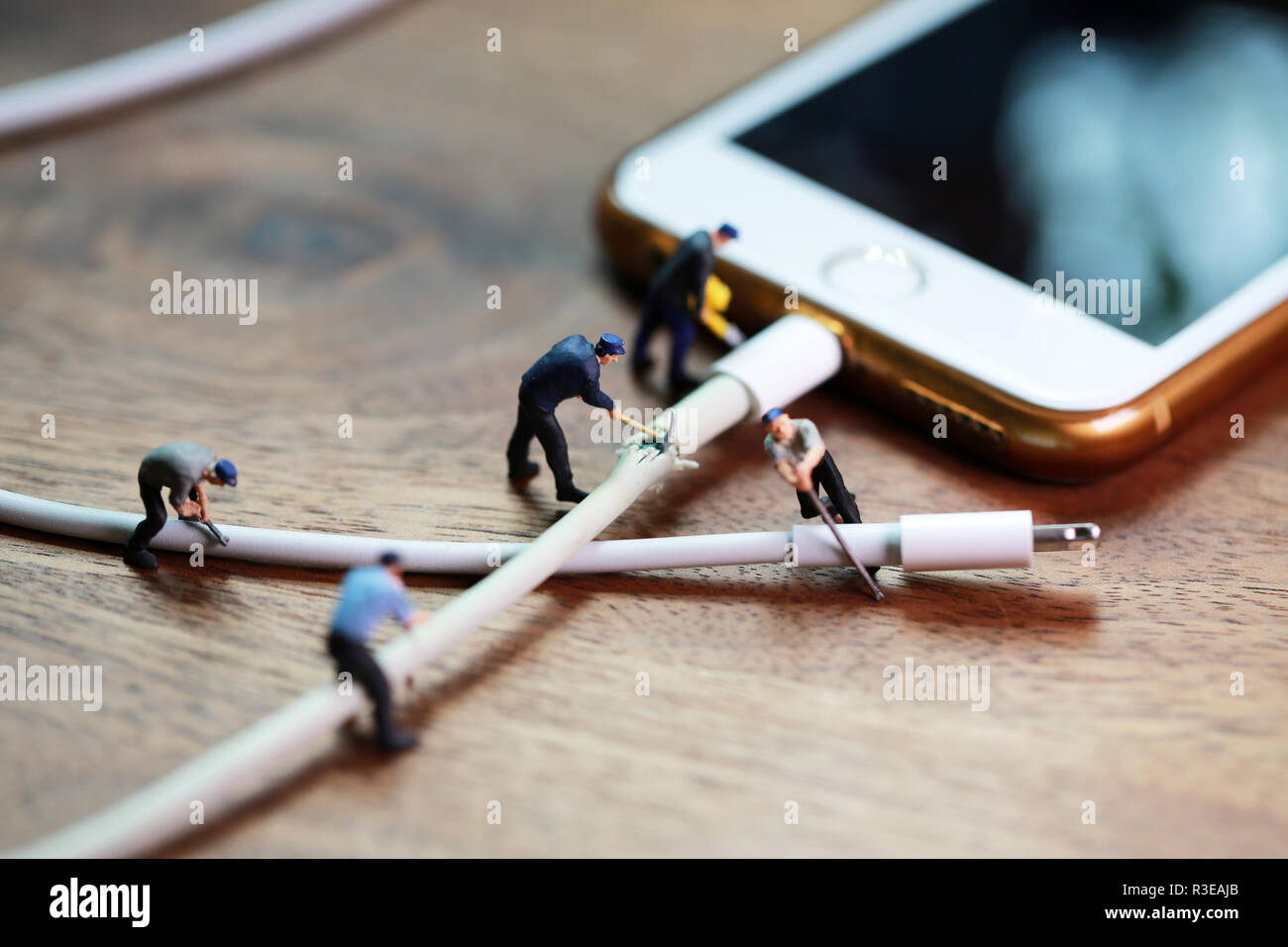 Broken charger hi-res stock photography and images - Alamy