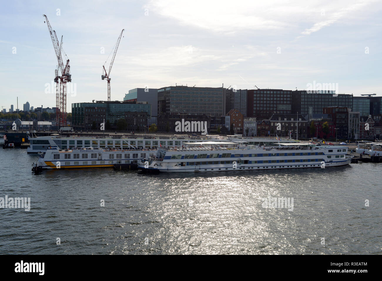 Port of Amsterdam the Netherlands Stock Photo - Alamy