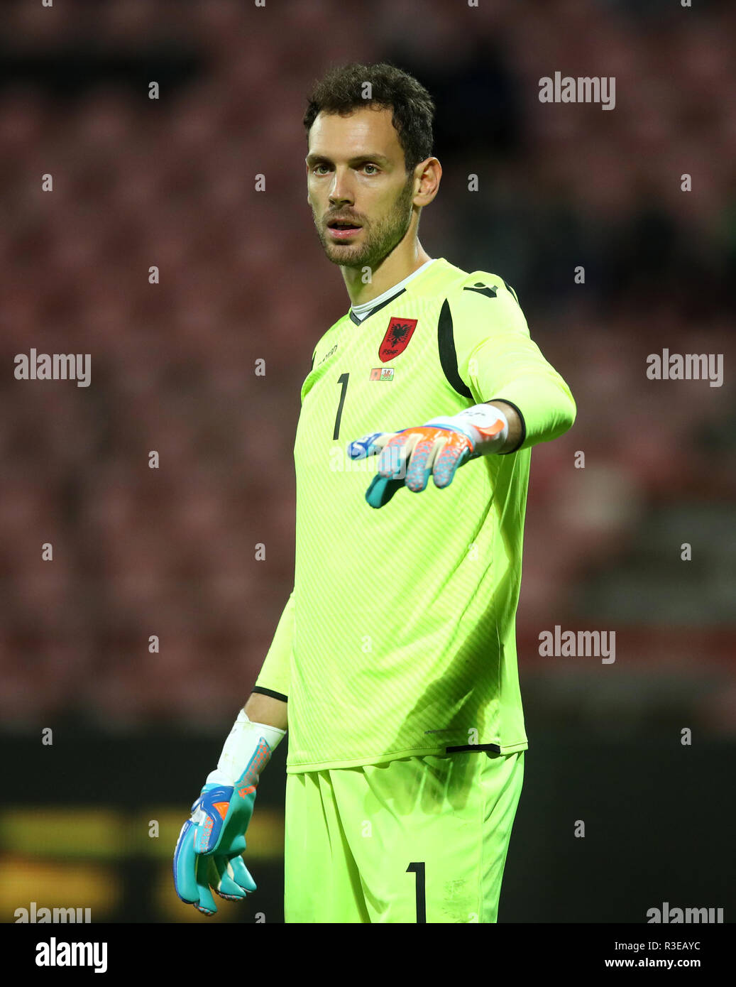 Albania goalkeeper Etrit Berisha Stock Photo - Alamy