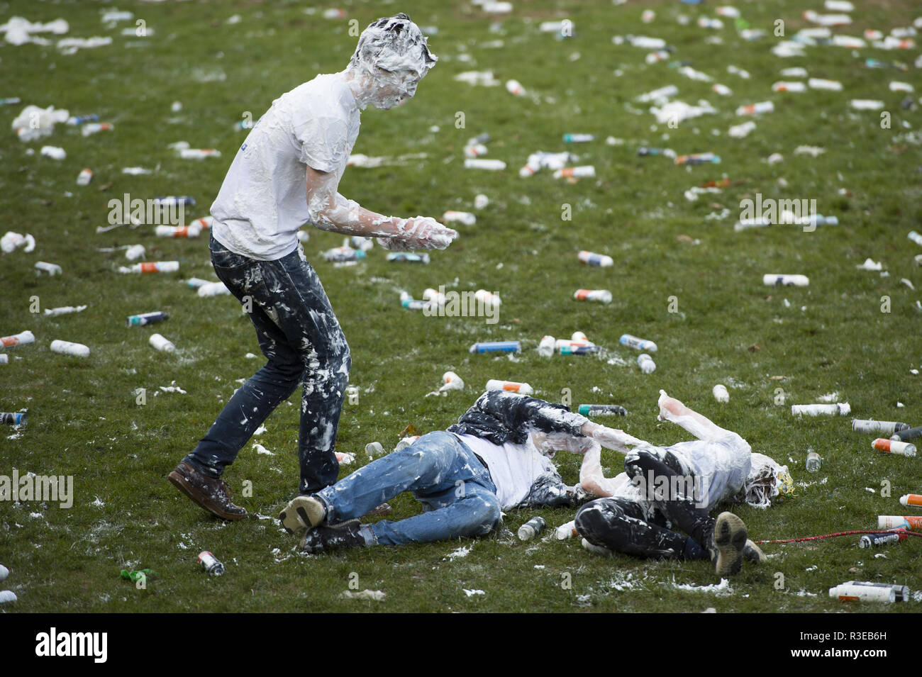 The University of St Andrews's student's take part in the annual Raisin ...