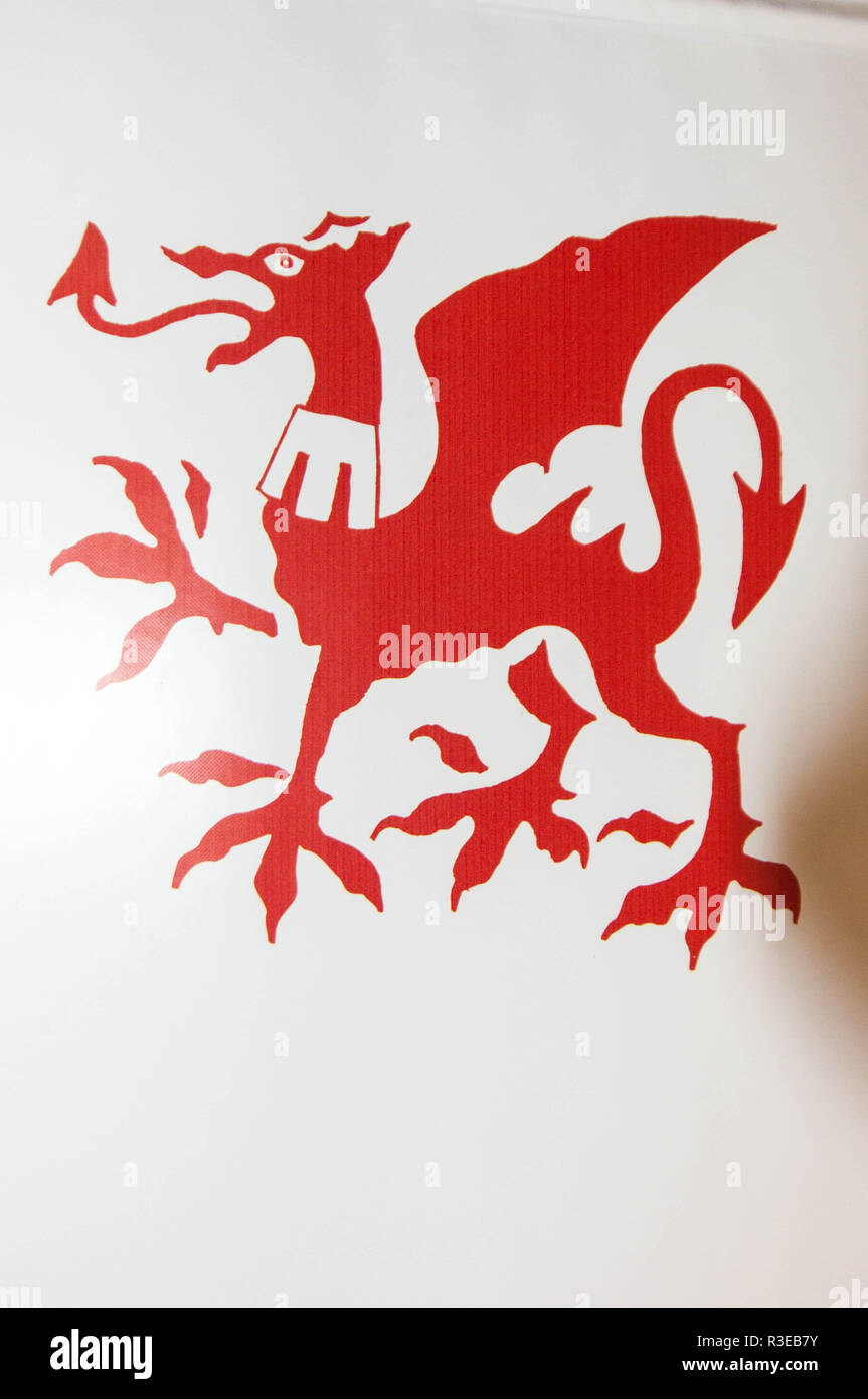the welsh dragon - the welsh red dragon Stock Photo - Alamy