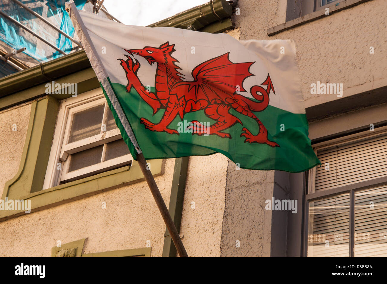the welsh dragon - the welsh red dragon Stock Photo - Alamy