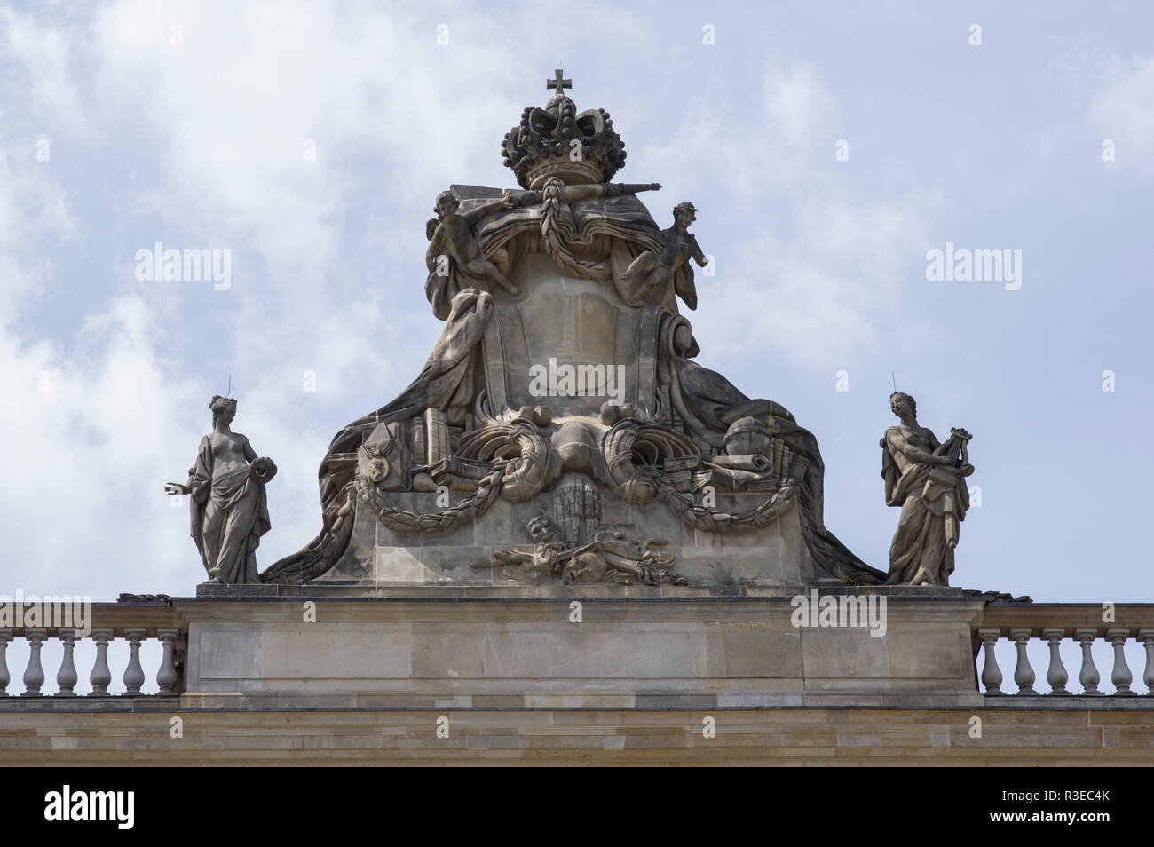 Ancient architecture in former East Berlin, Germany Stock Photo - Alamy