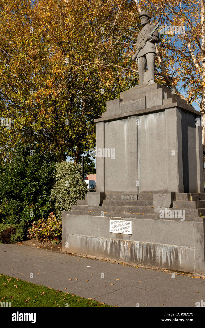 The War Memorial monument on Rock Road in Killarney, County Kerry ...