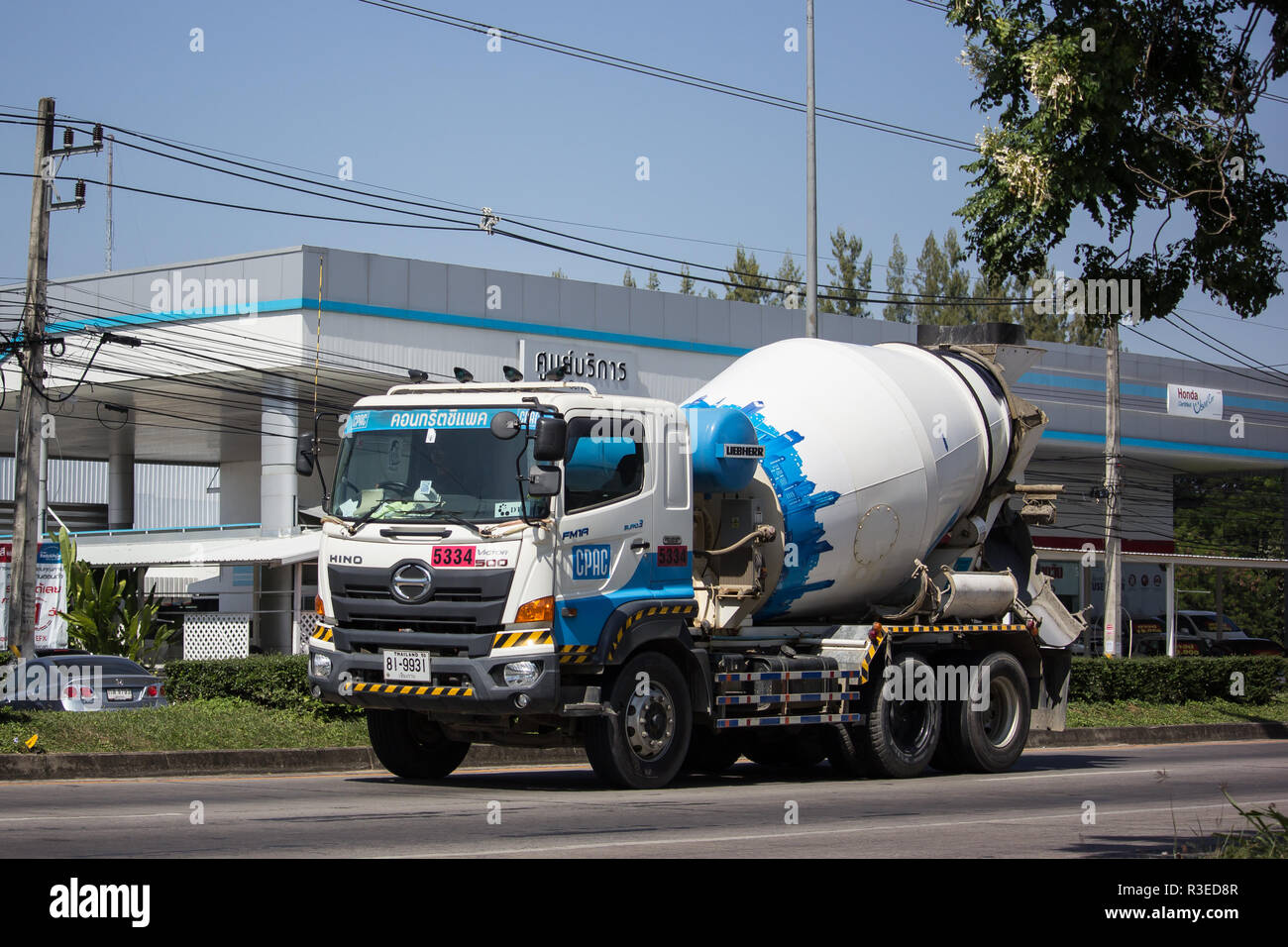 Chiangmai, Thailand - November 8 2018: Concrete truck of CPAC Concrete ...