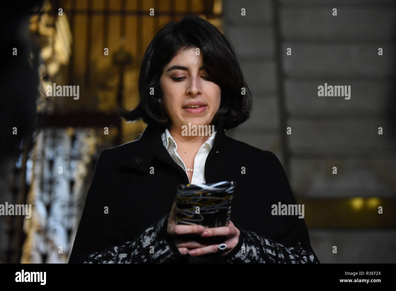Daniela tejada the wife of british academic hi-res stock photography ...
