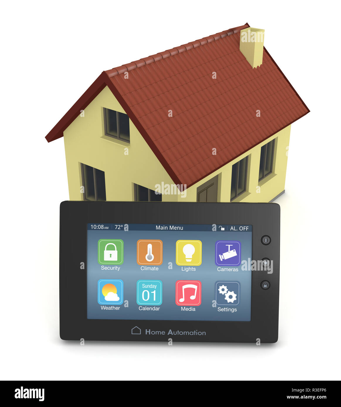 Smart material house Cut Out Stock Images & Pictures - Alamy