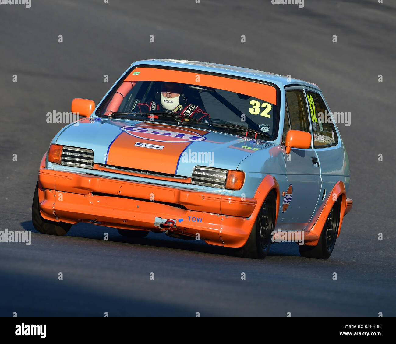 Chris Burley, Ford Fiesta XR2i, Tin Tops Championship, BARC, Brands ...