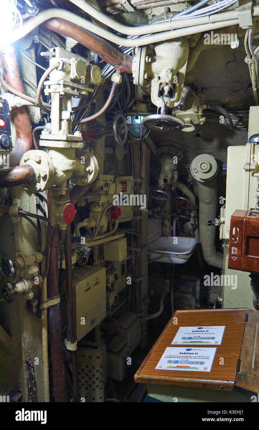 inside the submarine Stock Photo - Alamy