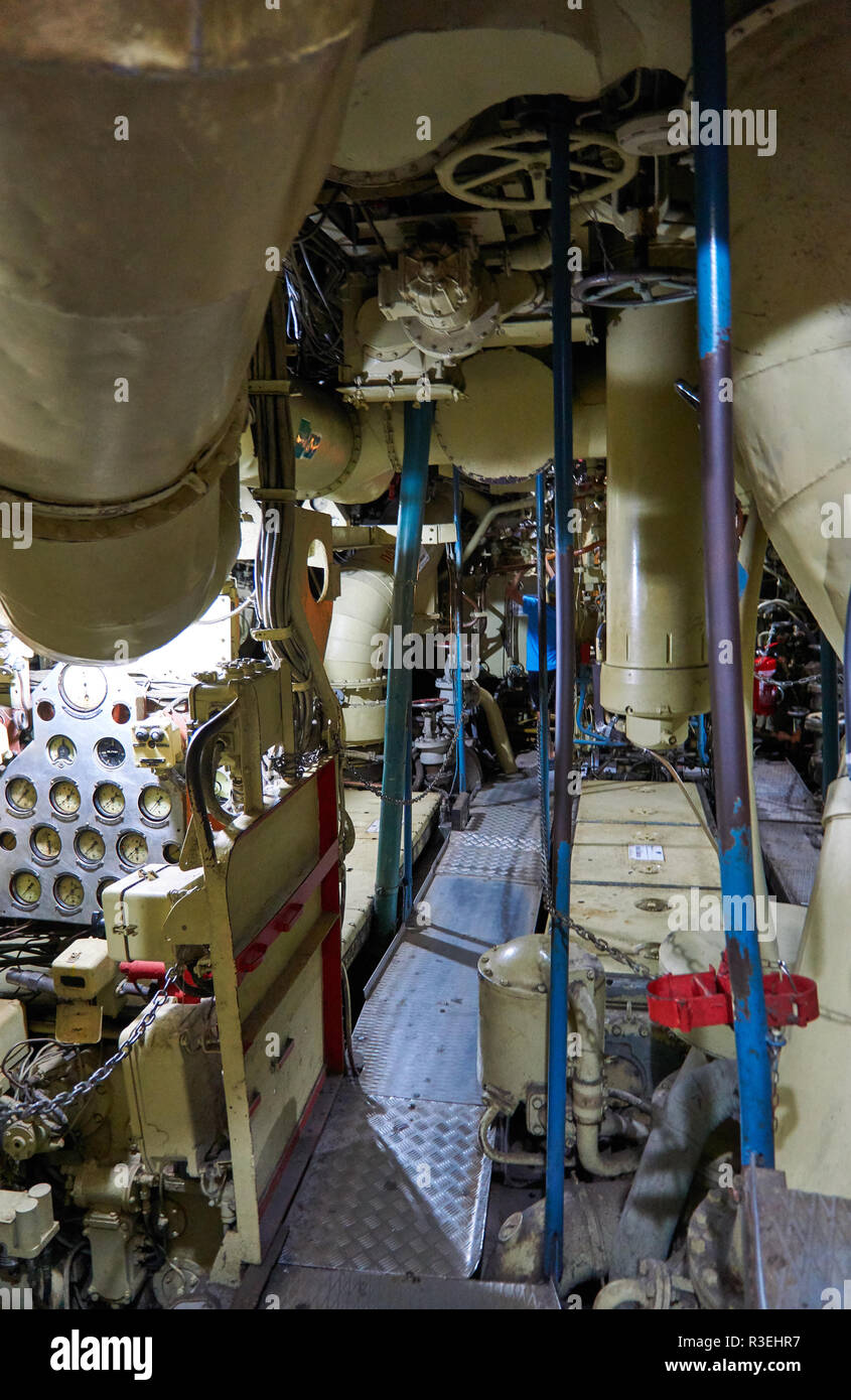 inside the submarine Stock Photo - Alamy